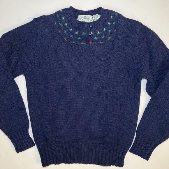 the eagle’s eye | Sweaters | The Eagles Eye Blue Fair Isle 0 Wool ...